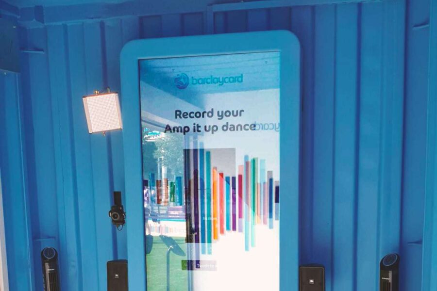 Summertime Ball Video Booth Brand Activation for Barclaycard